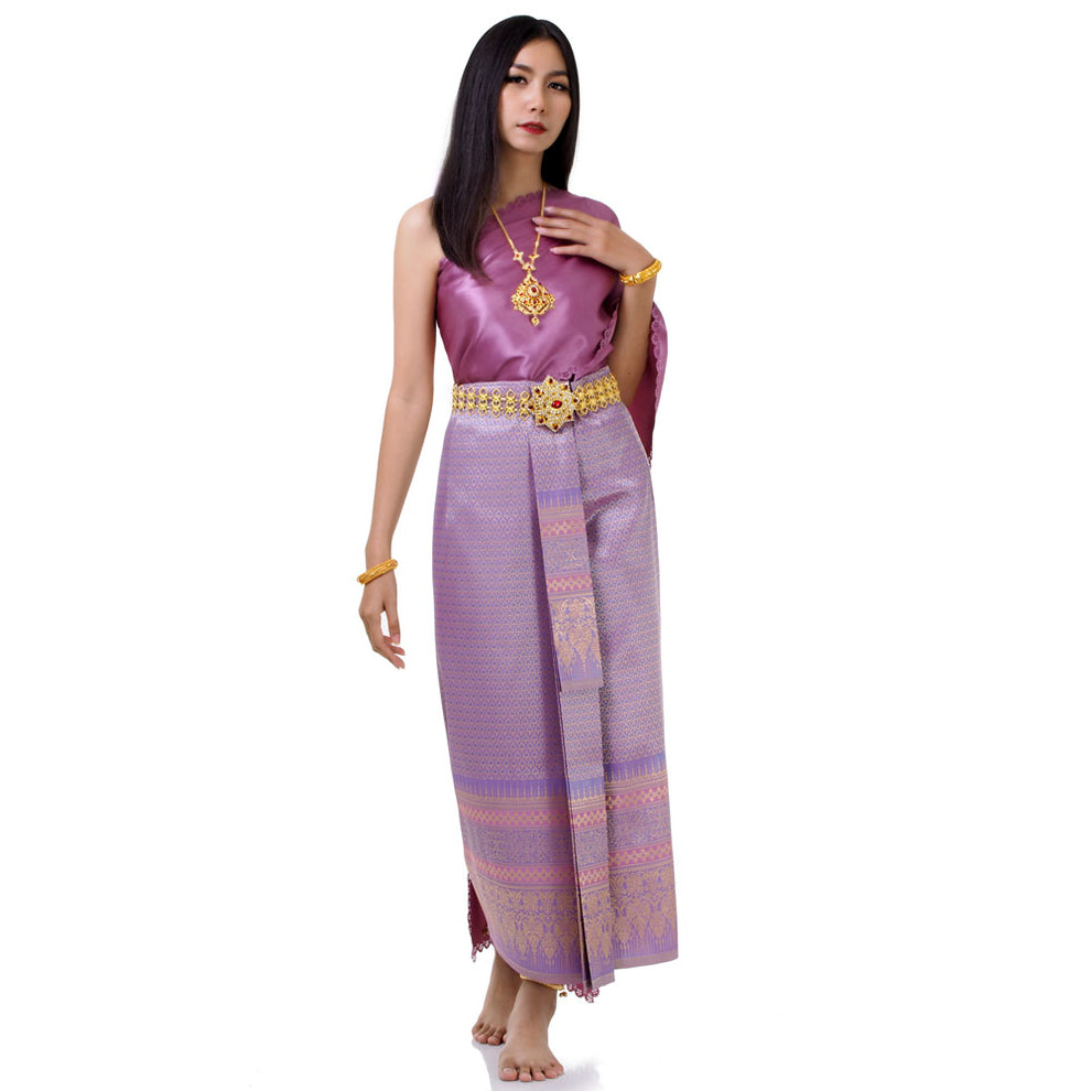 Pansak Wrap Skirt Traditional Chut Thai Dress – Princess of Asia