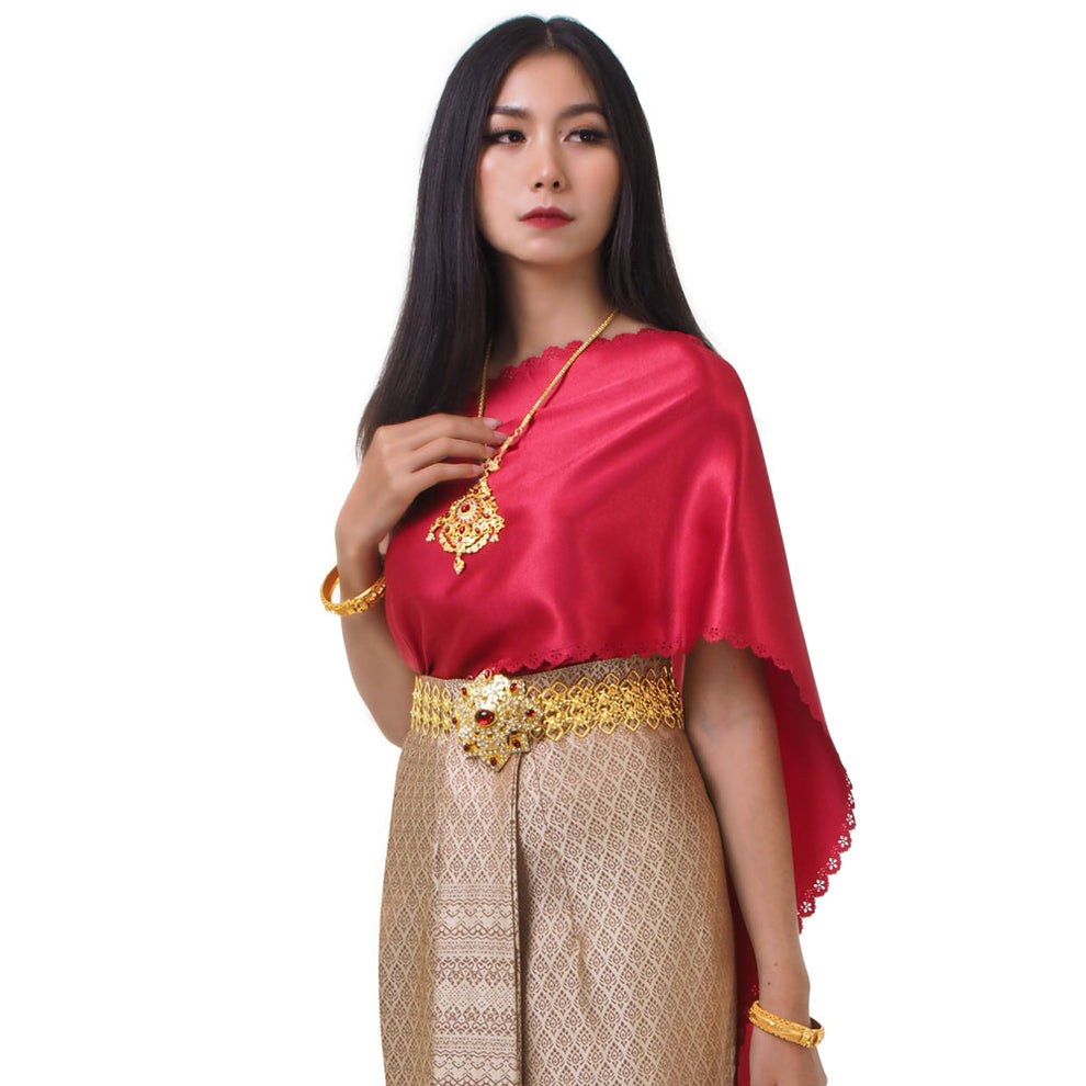 Traditional Chut Thai Dress Pranee Celebration – Princess of Asia